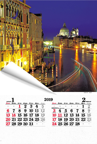 外国の風景カレンダー 画像一覧｜名入れカレンダー印刷・販売の未来暦堂